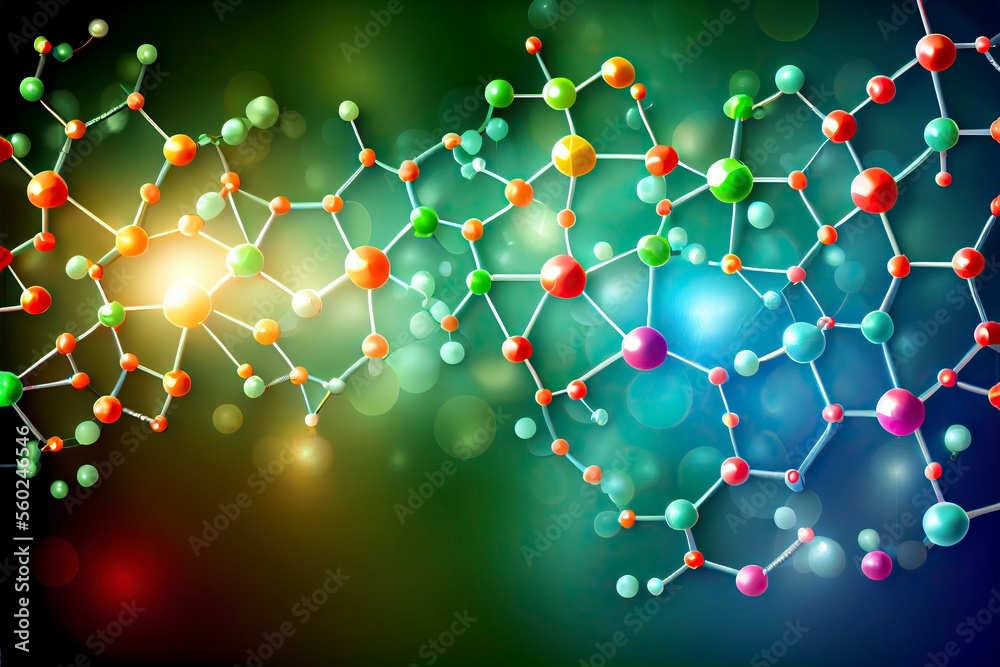 Desktop wallpaper background backdrop molecules Stock Illustration ...