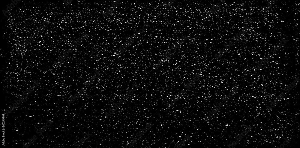 Snow, stars, twinkling lights, rain drops on black background. Abstract ...