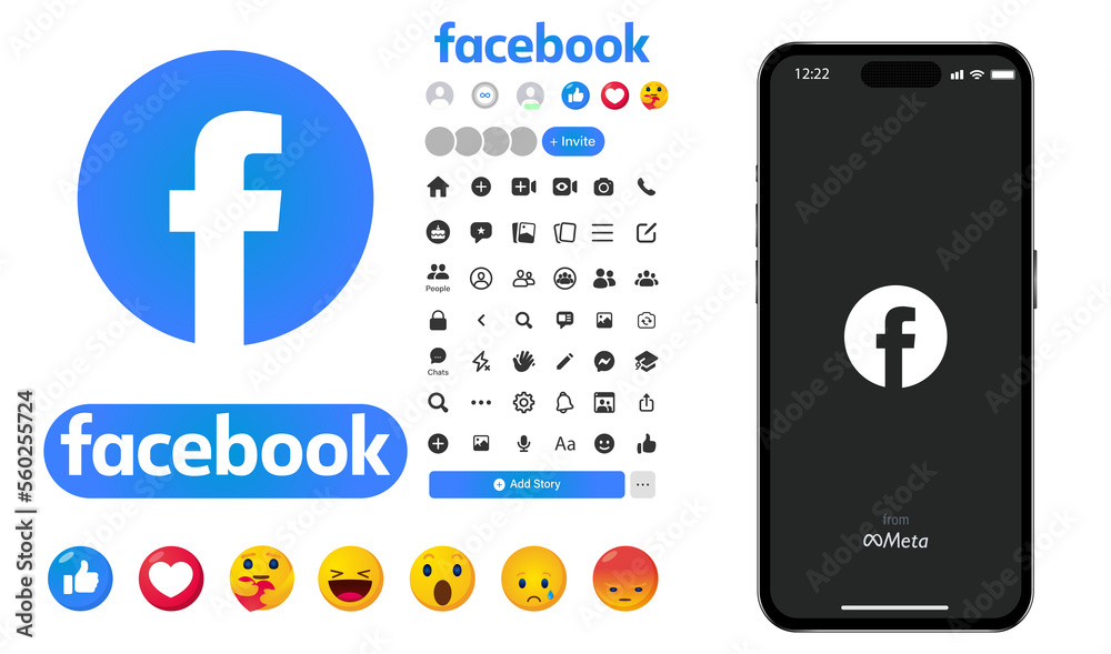 Facebook. Facebook mockup. Png. Facebook mobile App interface template ...