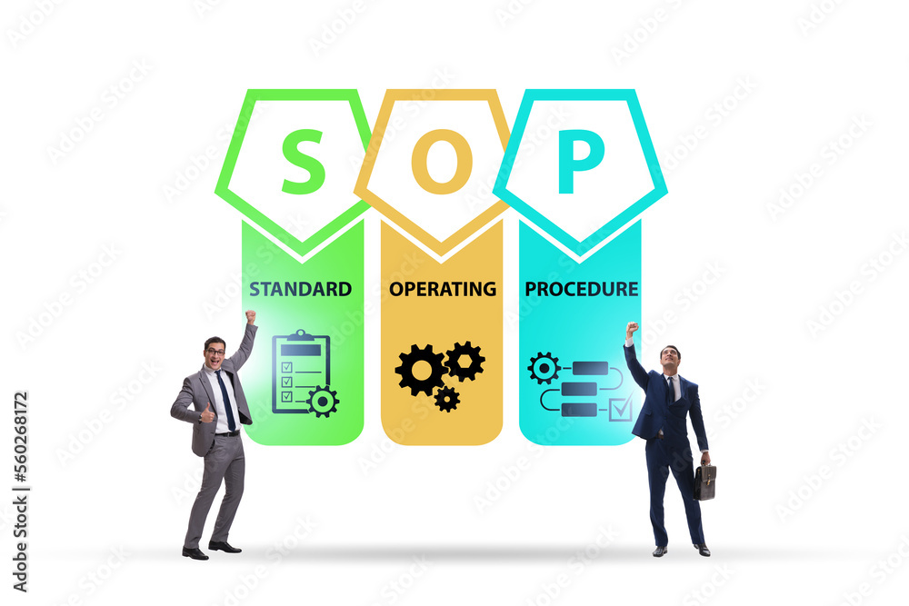 Concept of standard operating procedure Stock Photo | Adobe Stock