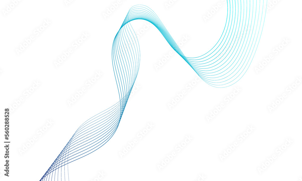 Abstract colorful wave element for design. Digital frequency track ...