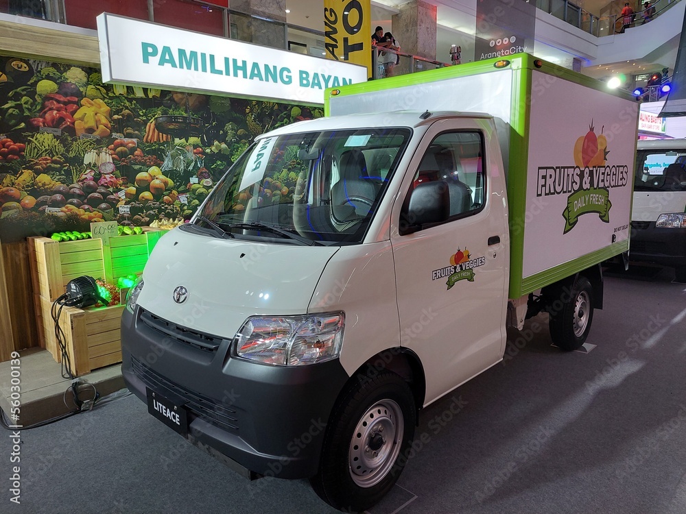 Toyota LiteAce as food delivery van at the car launching event in ...