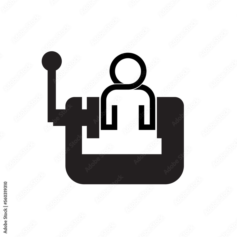 racism icon on white background Stock Vector | Adobe Stock