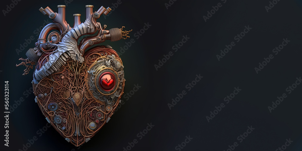 Heart for valentine's day, cute heart made using artificial ...