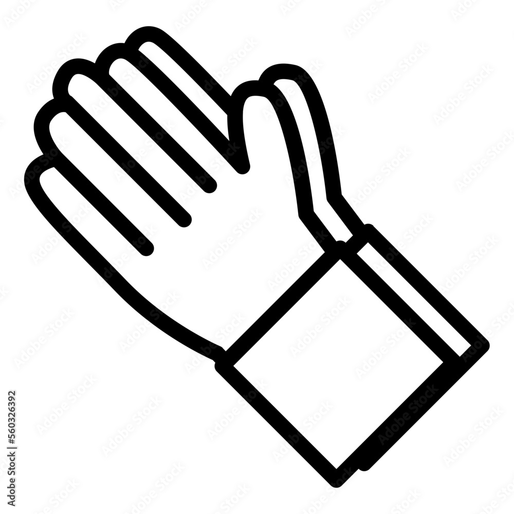 hand shake outline icon Stock Vector | Adobe Stock