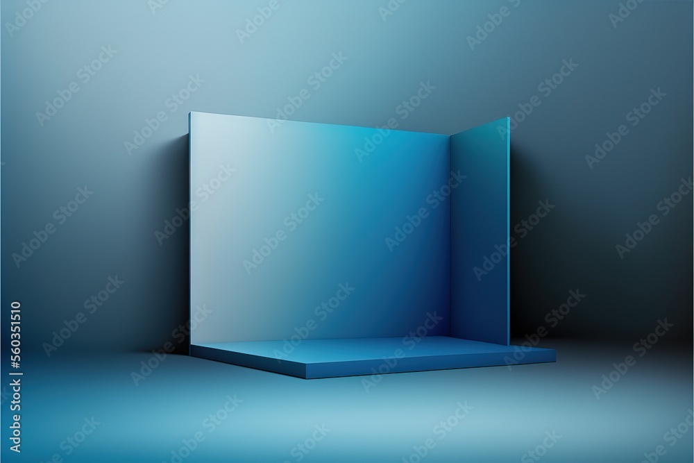 Blue gradient backdrops. Display product background. Generative AI ...
