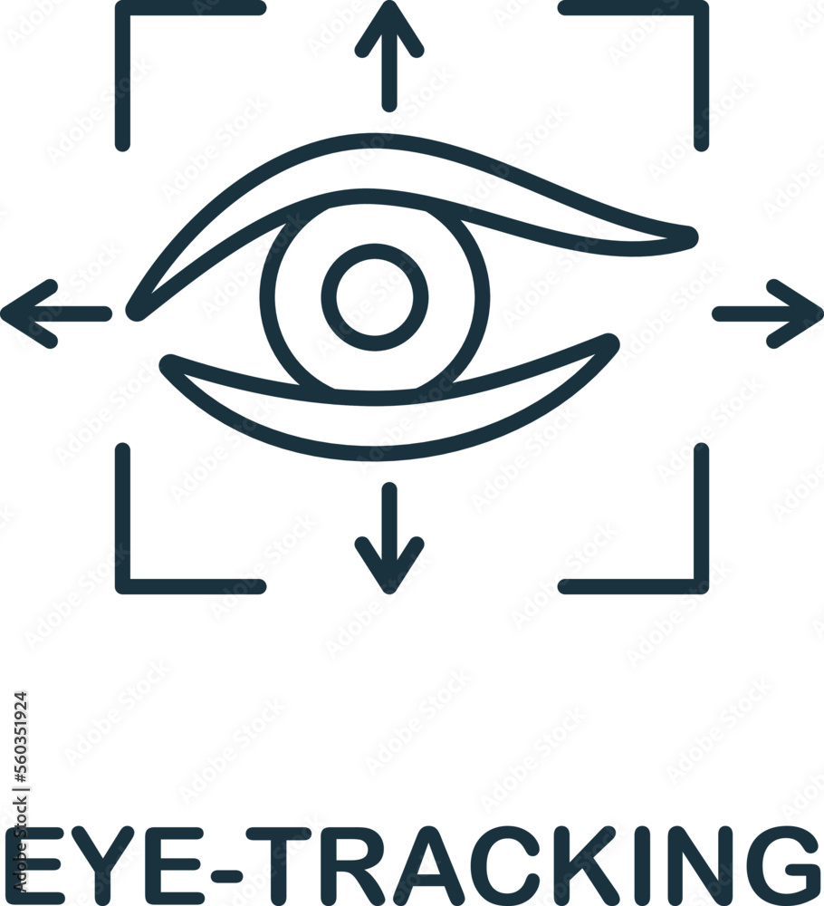 Eye-Tracking icon. Monochrome simple Neuromarketing icon for templates ... Eye-Tracking icon. Monochrome simple Neuromarketing icon for templates ...