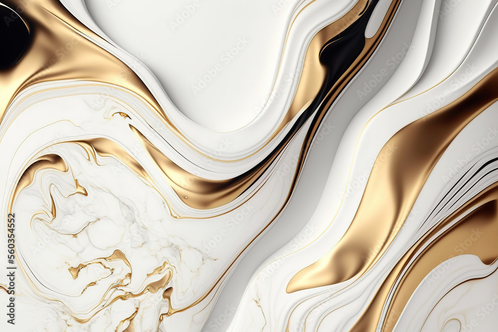 Luxury White Gold Marble texture background. Panoramic Marbling texture ...