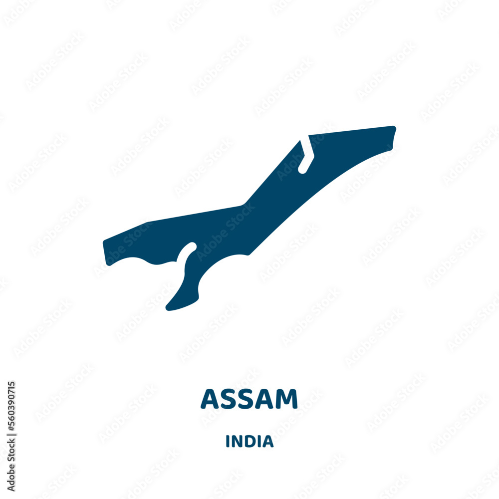 assam vector icon from india collection. vector filled flat symbol for ...