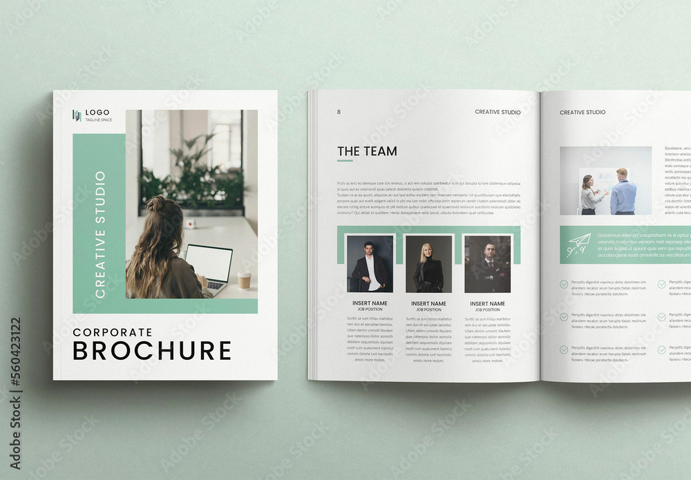 Corporate Brochure Template Stock Template | Adobe Stock