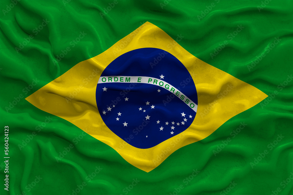 National flag of Brazil. Background with flag of Brazil Stock ...