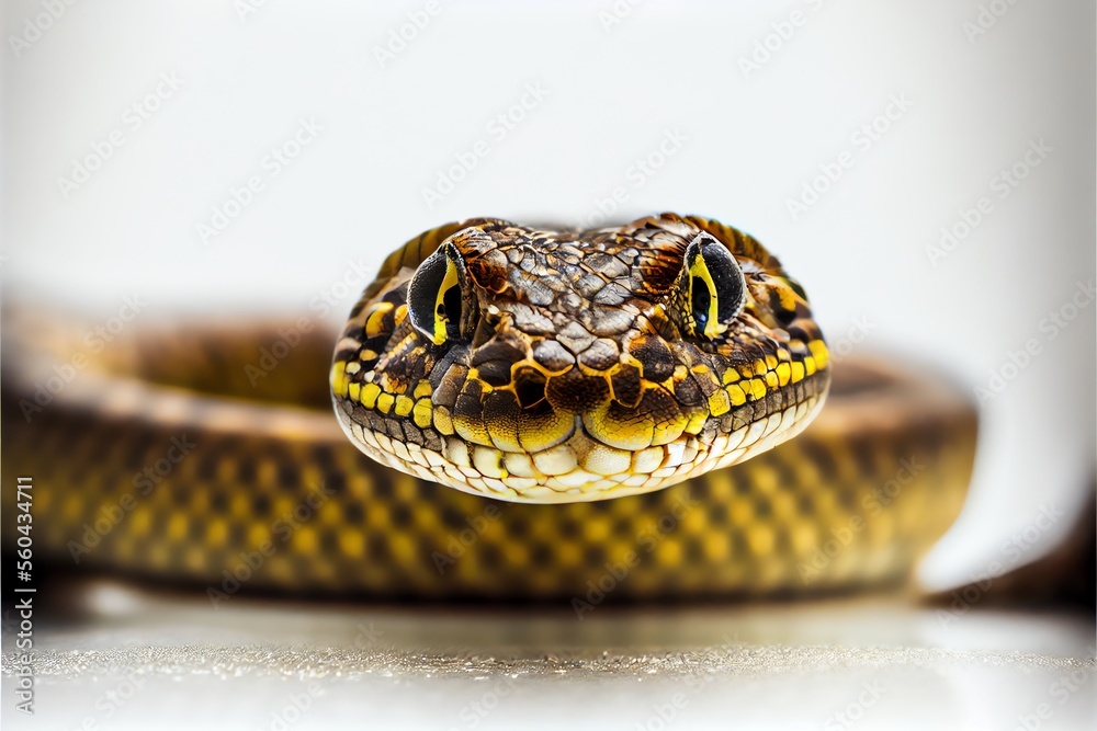 Rat snake looking at camera. Generative AI Stock Illustration | Adobe Stock