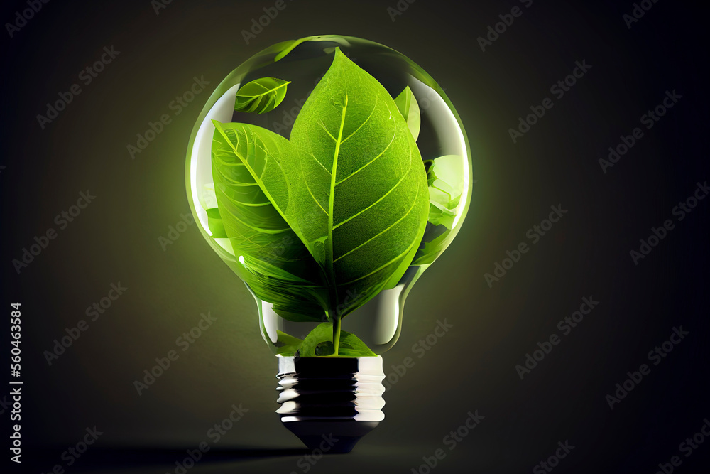 Green paper light bulb, Corporate social responsibility, responsible ...