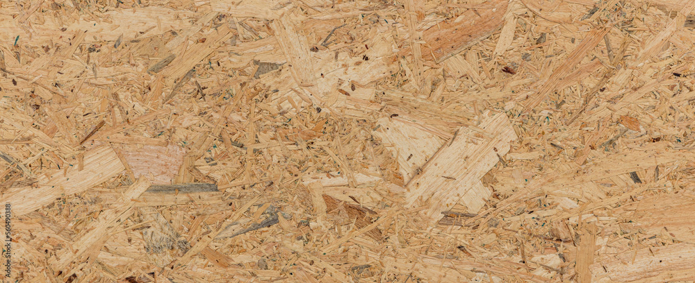 OSB wood (Oriented strand board) background. OSB texture. Chipboard ...