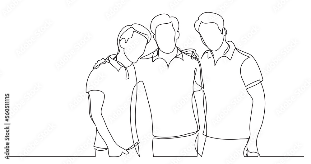 three male friends posing and hugging - PNG image with transparent ...