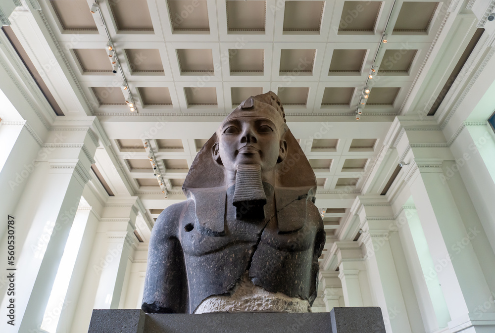 The British Museum. Statue of Ramesses II, the ‘Younger Memnon’. From ...