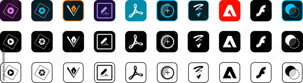 Adobe Products: Premiere Elements, Fill and Sign, Comp, Adobe Connect ...