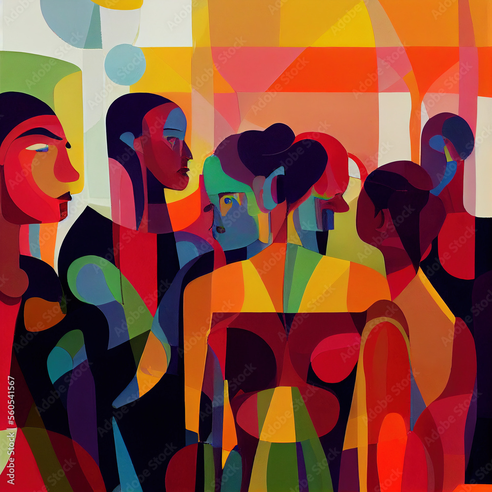 Simple Paintings Of People