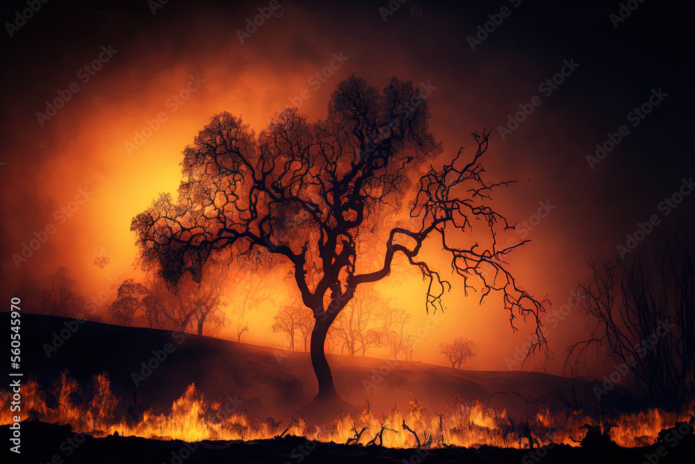 Oak fire, California wildfire, Heatwave in Europe causes forest burning ...