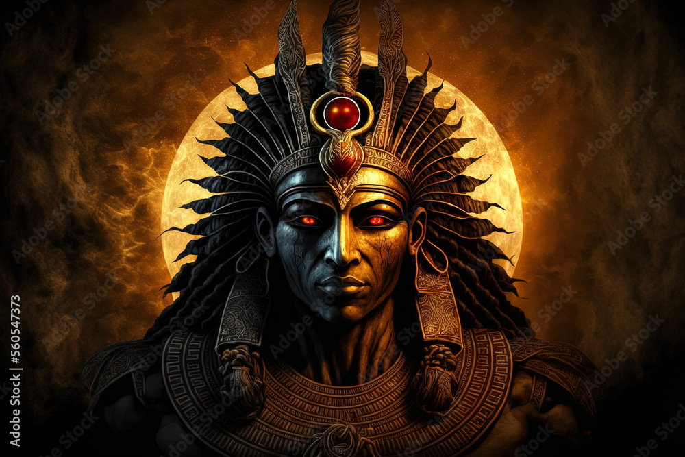 Amon or Ra Ra is the name of the sun god in ancient Egypt. He had grown ...