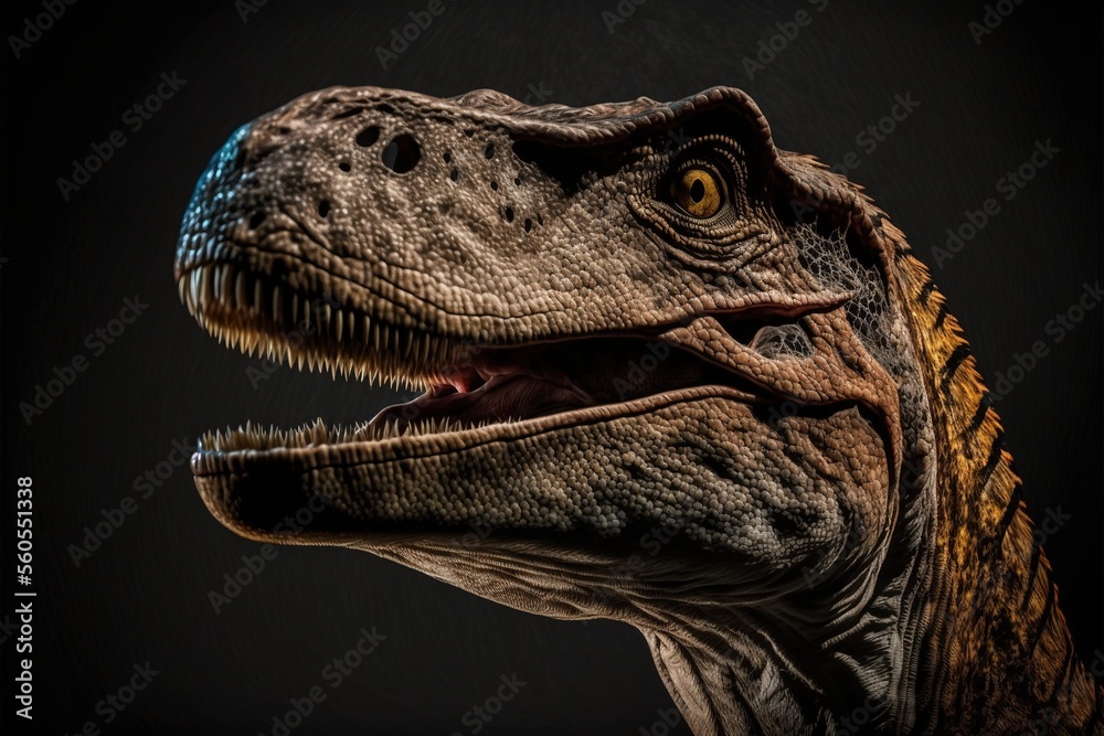 Velociraptor dinosaur, ancient carnivore dinosaur, extinct animal ...