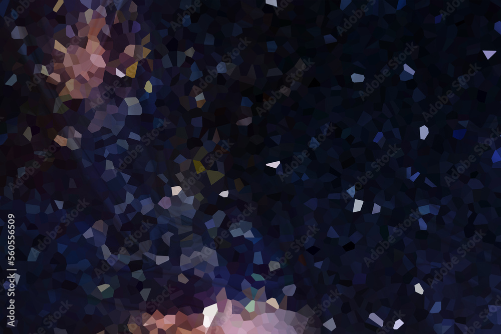 Pixel art abstract background. web banner template. 3D Illustration ...