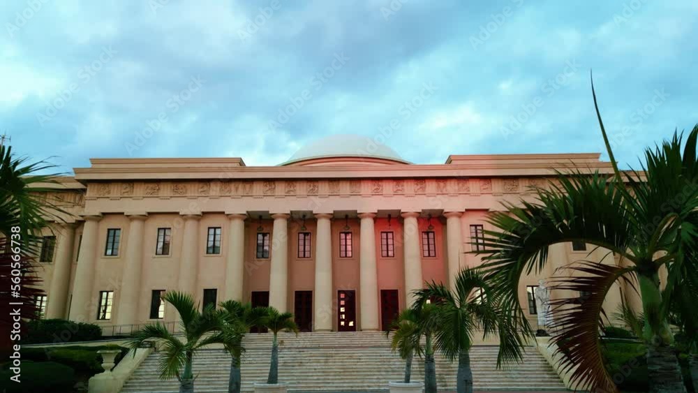Palacio de Bellas Artes Santo Domingo, República Dominicana. Stock ビデオ ...