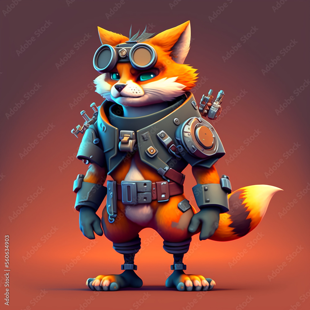 Stylized designed Gaming characters Stock Illustration | Adobe Stock
