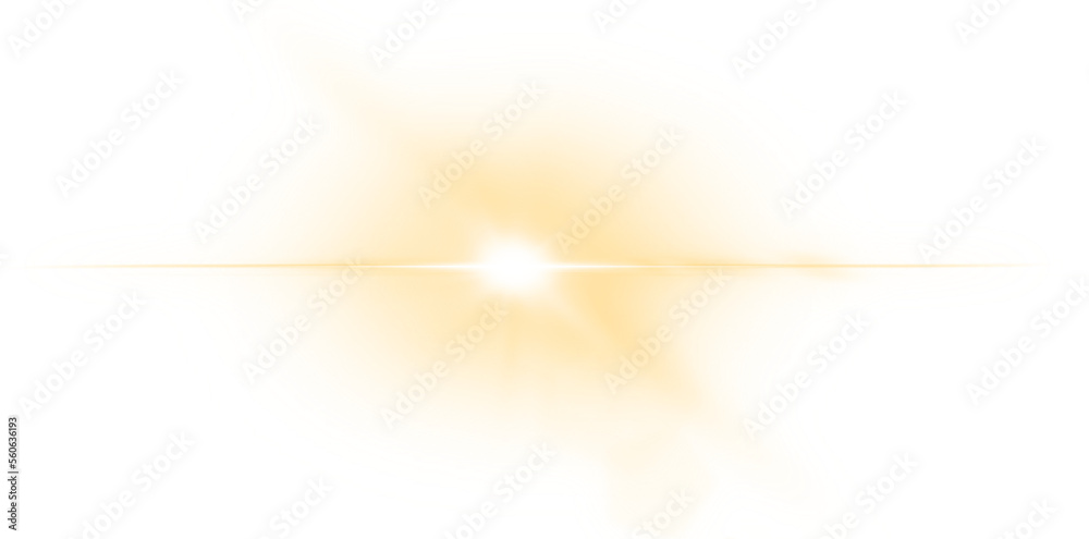 Abstract yellow flare Light effect Stock Illustration | Adobe Stock