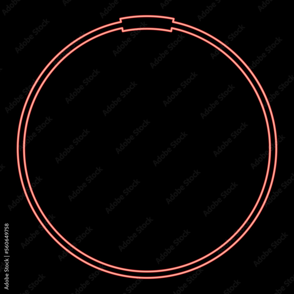 Neon camp with threaded connection for pipesHomut Reten Fastening for ...