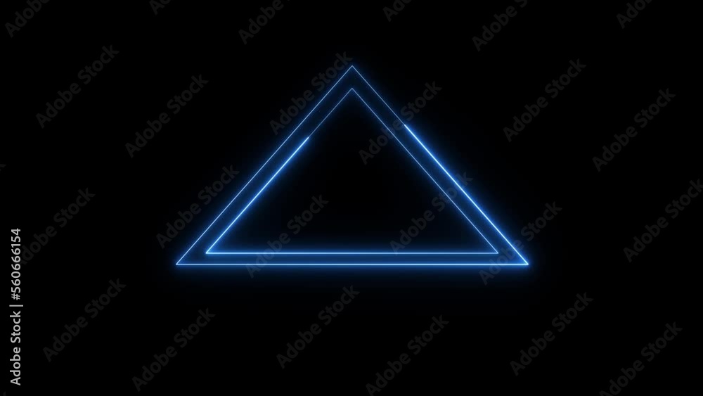 abstract neon saber background. Abstract light neon frame on black ...