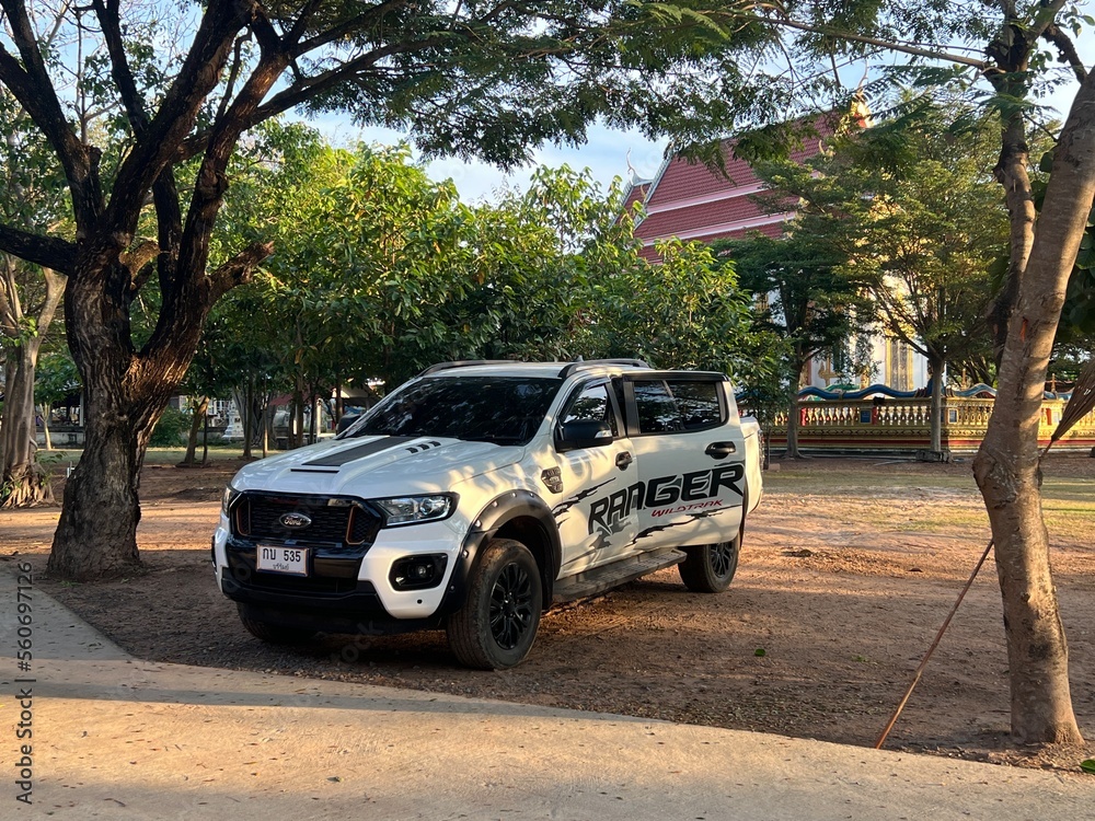Ford ranger XTL, 13 Jan 2023, Buriram province. Stock Photo | Adobe Stock