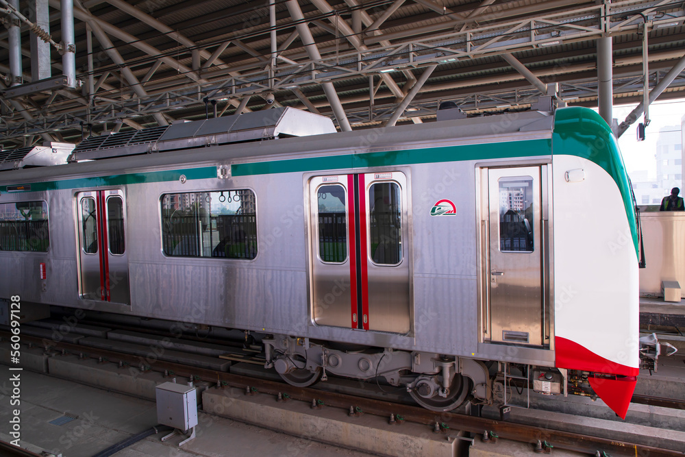 Foto de 11 January 2023, Dhaka-Bangladesh: The Dhaka Metro Mass Rapid ...