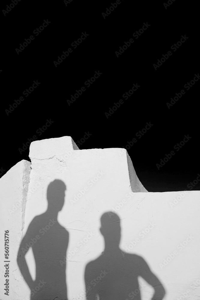 Shadow of a men outdoor Stock Photo | Adobe Stock