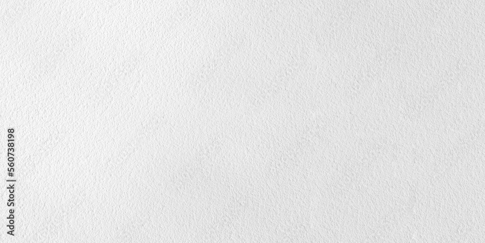 Seamless texture of white cement wall a rough surface, with space for ...