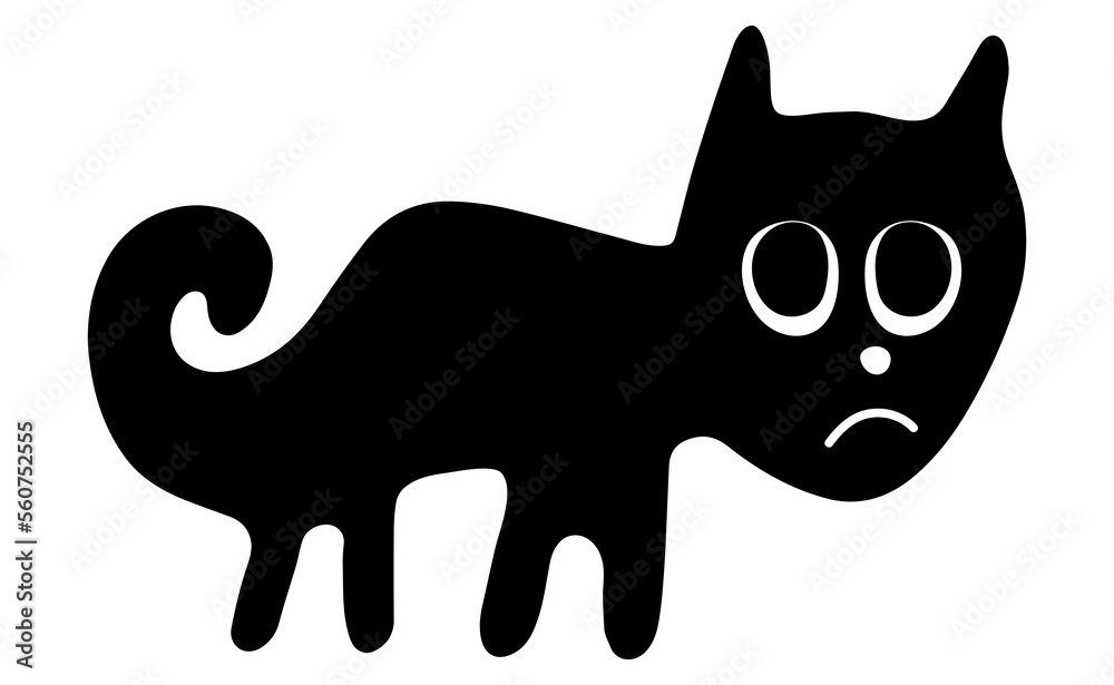 Grinning cat - a paraphrase of the famous geoglyph The Cat from Nazca ...