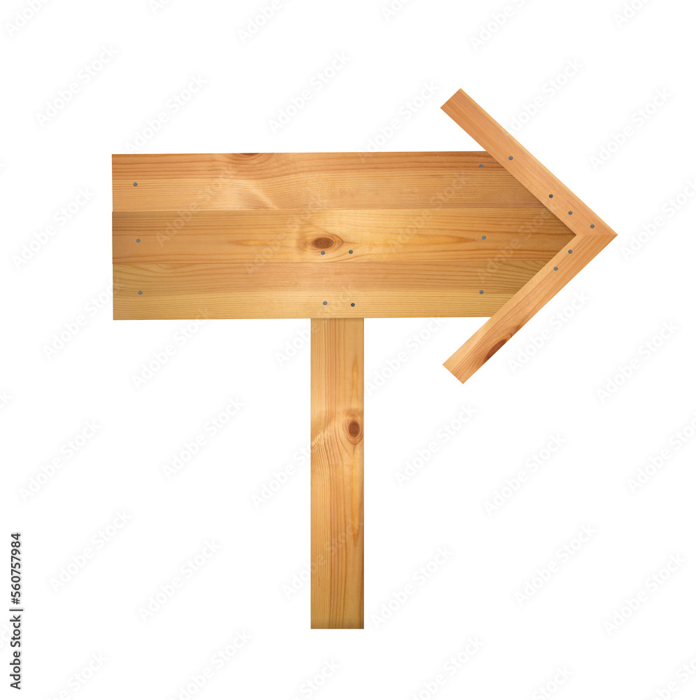 signpost wooden isolated. Arrow road sign, empty, wood texture. Png ...