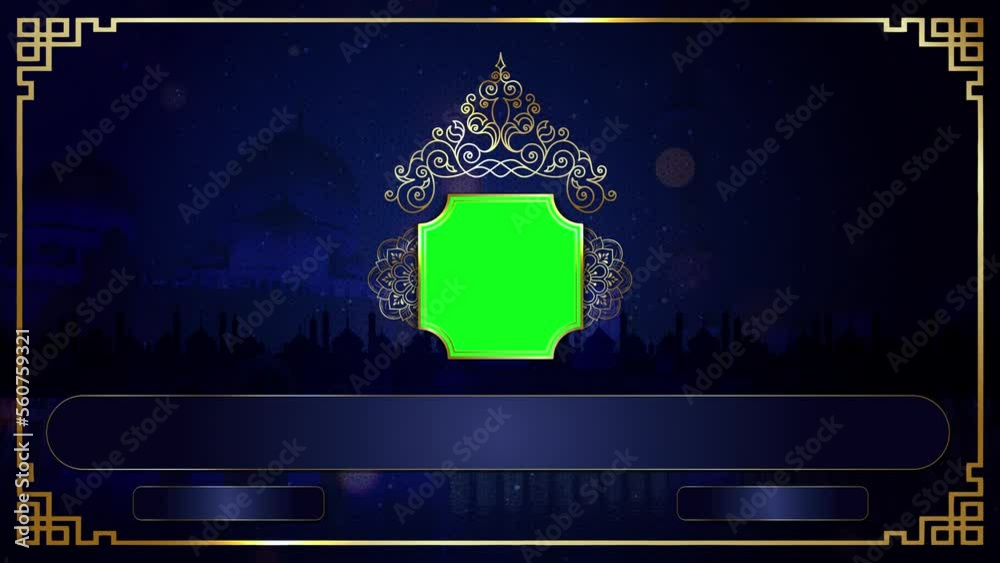 animated islamic background For Quranic recitations , islamic template ...