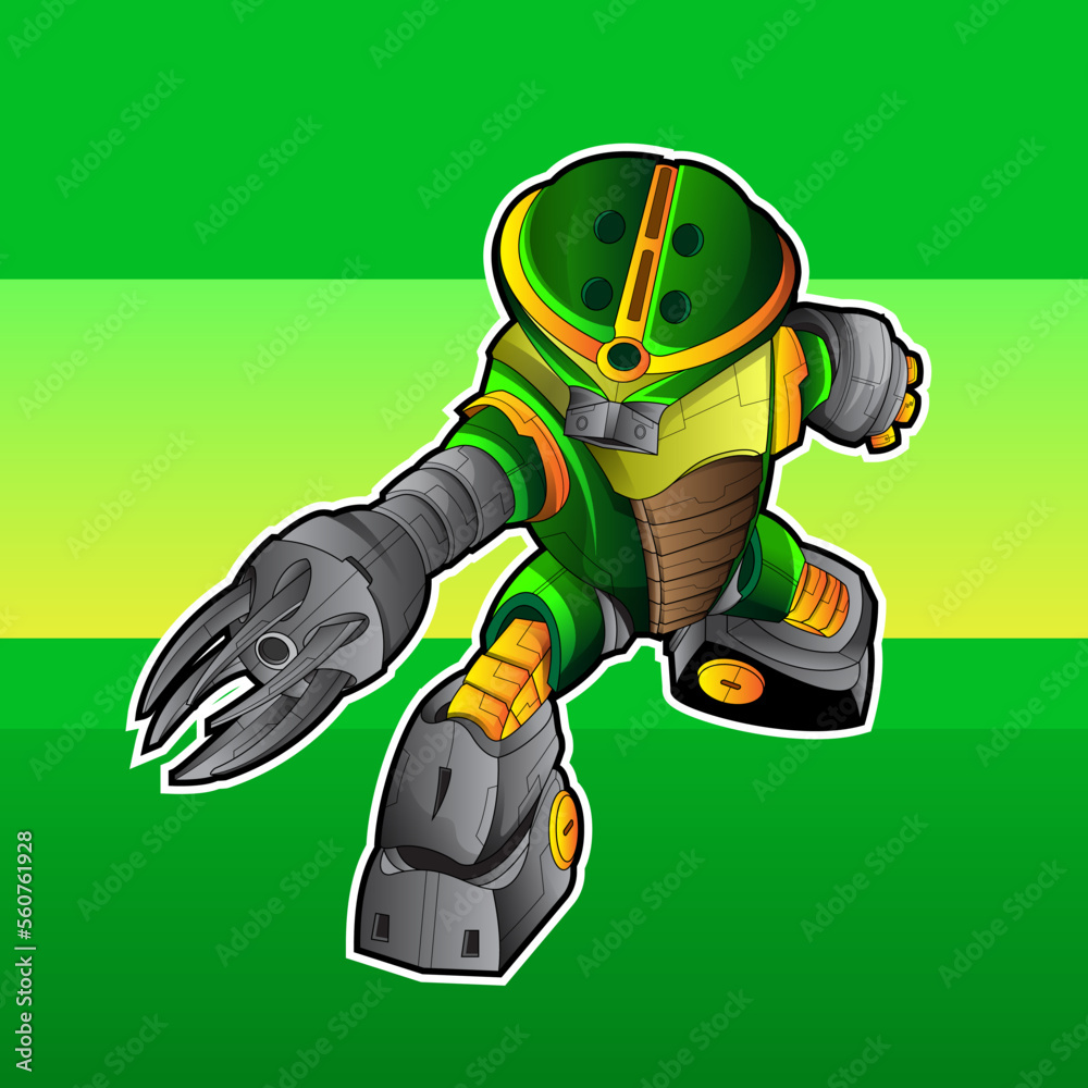 Vecteur Stock vector robot characters for kids Electronic humanoid ...