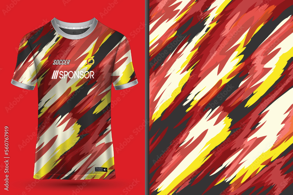 Sports jersey design for sublimation Stock Vector | Adobe Stock