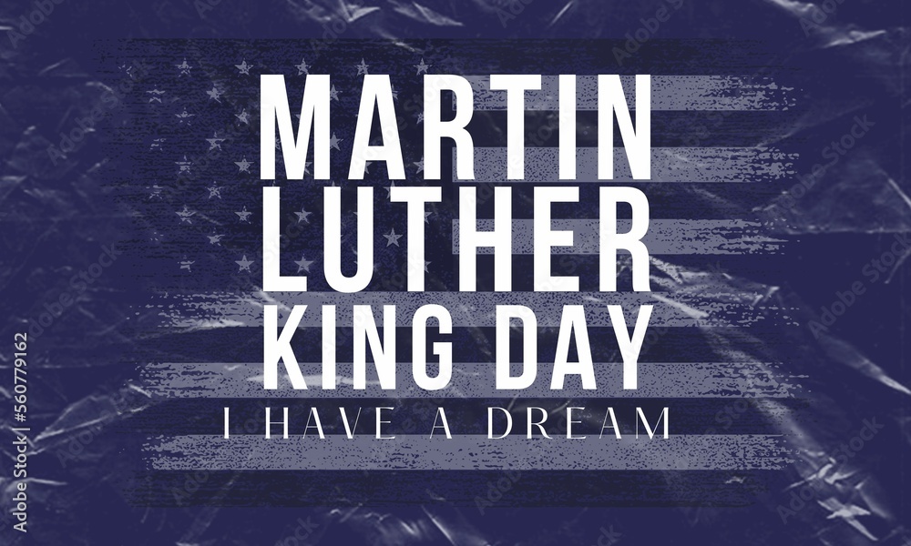 Martin Luther king jr. day with text i have a dream. MLK Banner design ...
