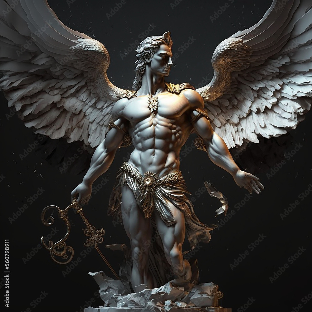 Ancient greek god Apollo. Created with Generative AI technology. Stock ...