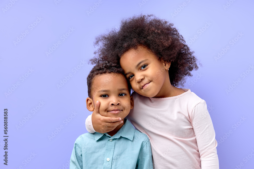 Black Kids Hugging Each Other