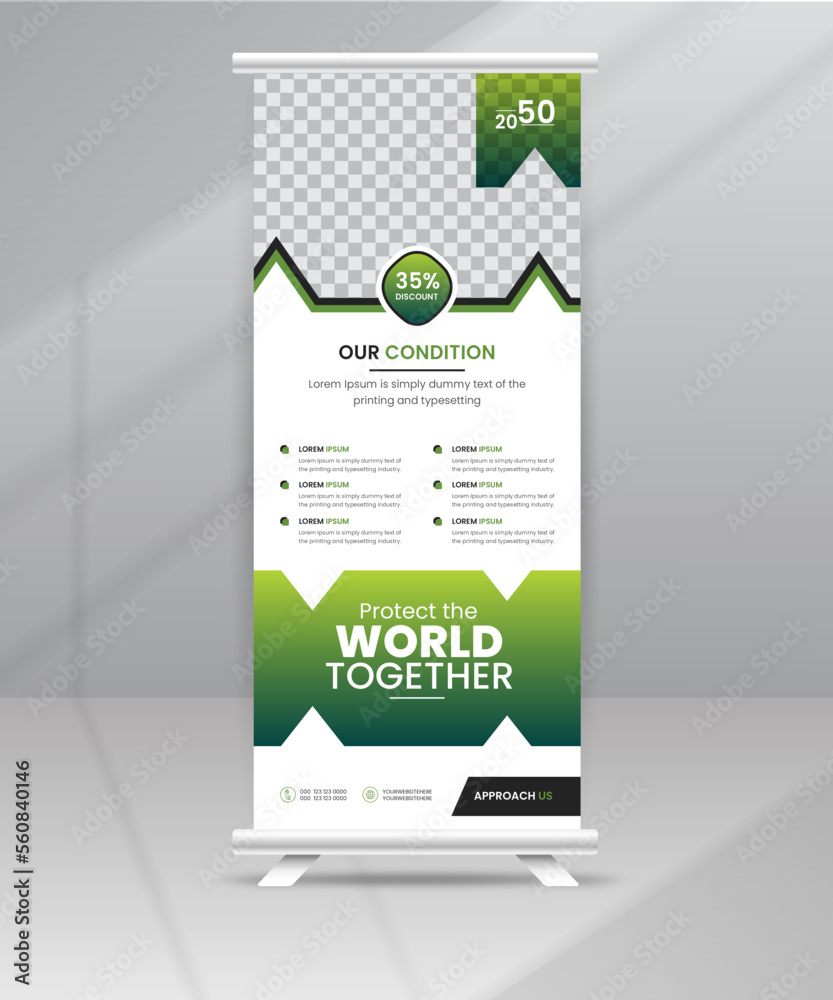 Protect the World, Save the Environment, Make World Green Nature Roll ...