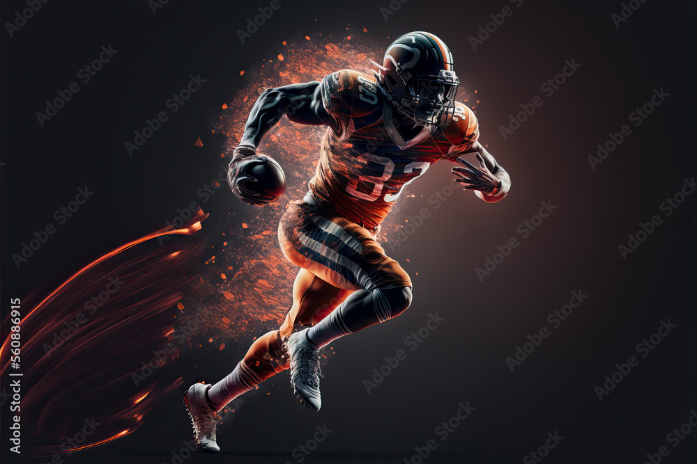 American football themed poster and wallpaper for Super Bowl featuring ...