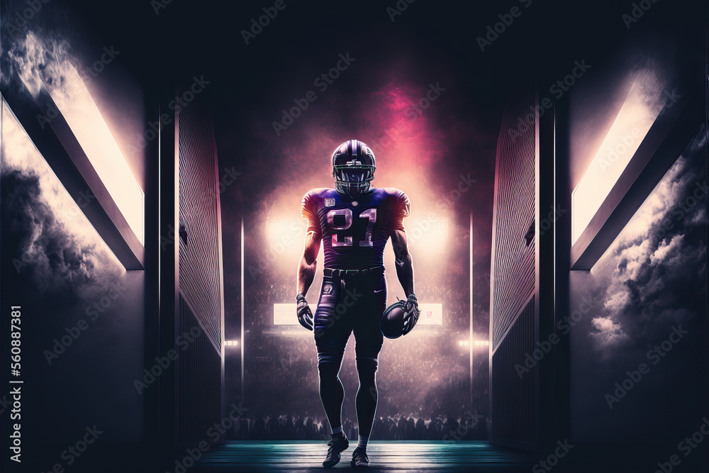 American football themed poster and wallpaper for Super Bowl featuring ...