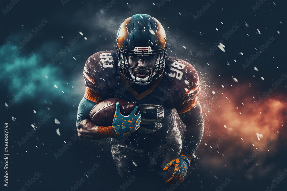 American football themed poster and wallpaper for Super Bowl featuring ...
