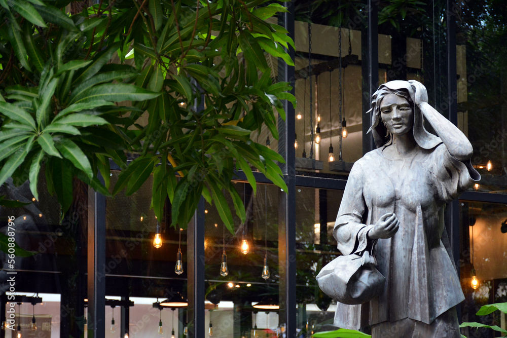 Gregoria De Jesus Statue at kapetolyo coffee shop in Manila ...