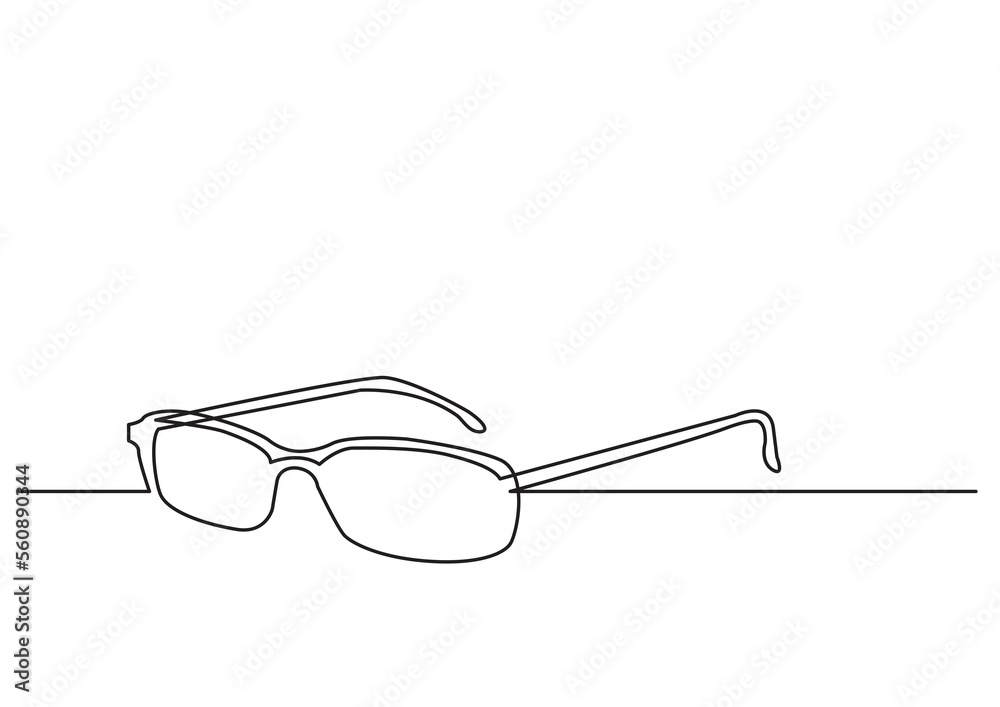 one line isolated vector object glasses - PNG image with transparent ...