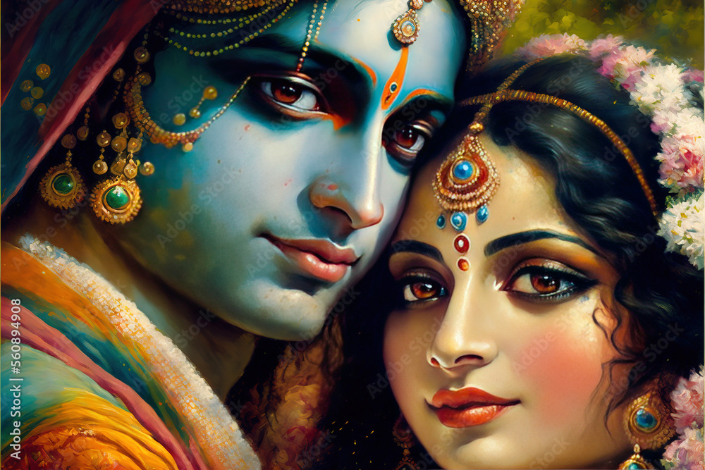 Beautiful Paintings Of Krishna